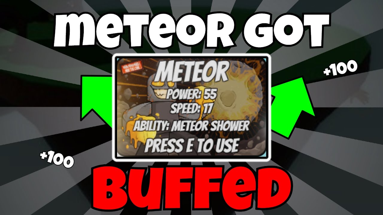 SLAP BATTLES METEOR GOT BUFFED? | Slap Battles Roblox! - YouTube