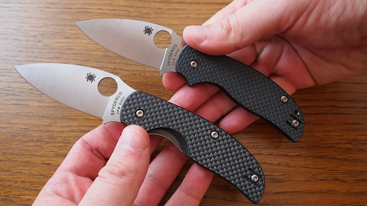 Spyderco Sage 5 vs Sage 1 - Comparison - YouTube