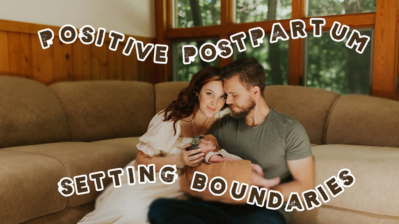 How to set boundaries for a better postpartum 🖤 - YouTube