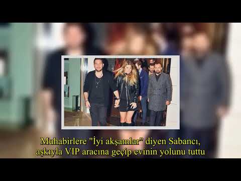 Sosyetik iş adamı Hacı Sabancı önceki akşam sevgilisi Zeynep Nazlı Kayı ile Bebek Oteldeydi
