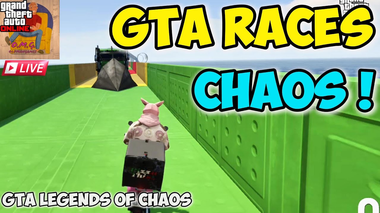 GTA Races CHAOS!(Part2) GTA Online Live (INSANE GTA 5 Face To Face ...