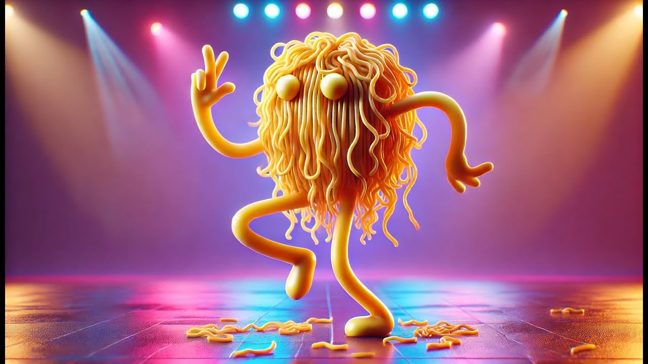 A Noodle Like A Human Figure Dancing 001 - YouTube