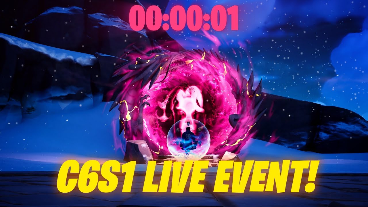 DUDE8 REACTS TO THE FORTNITE C6S1 LIVE EVENT! - YouTube
