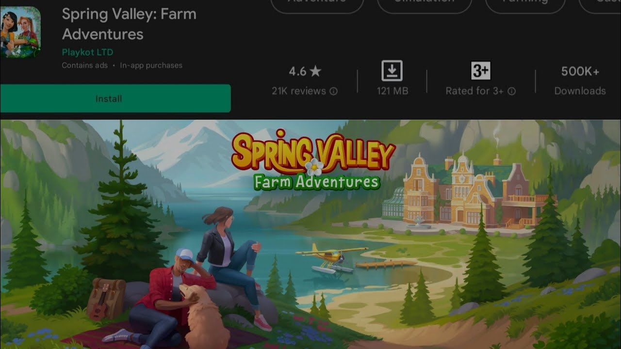 Spring Valley : Farm adventure Game part 2 - YouTube