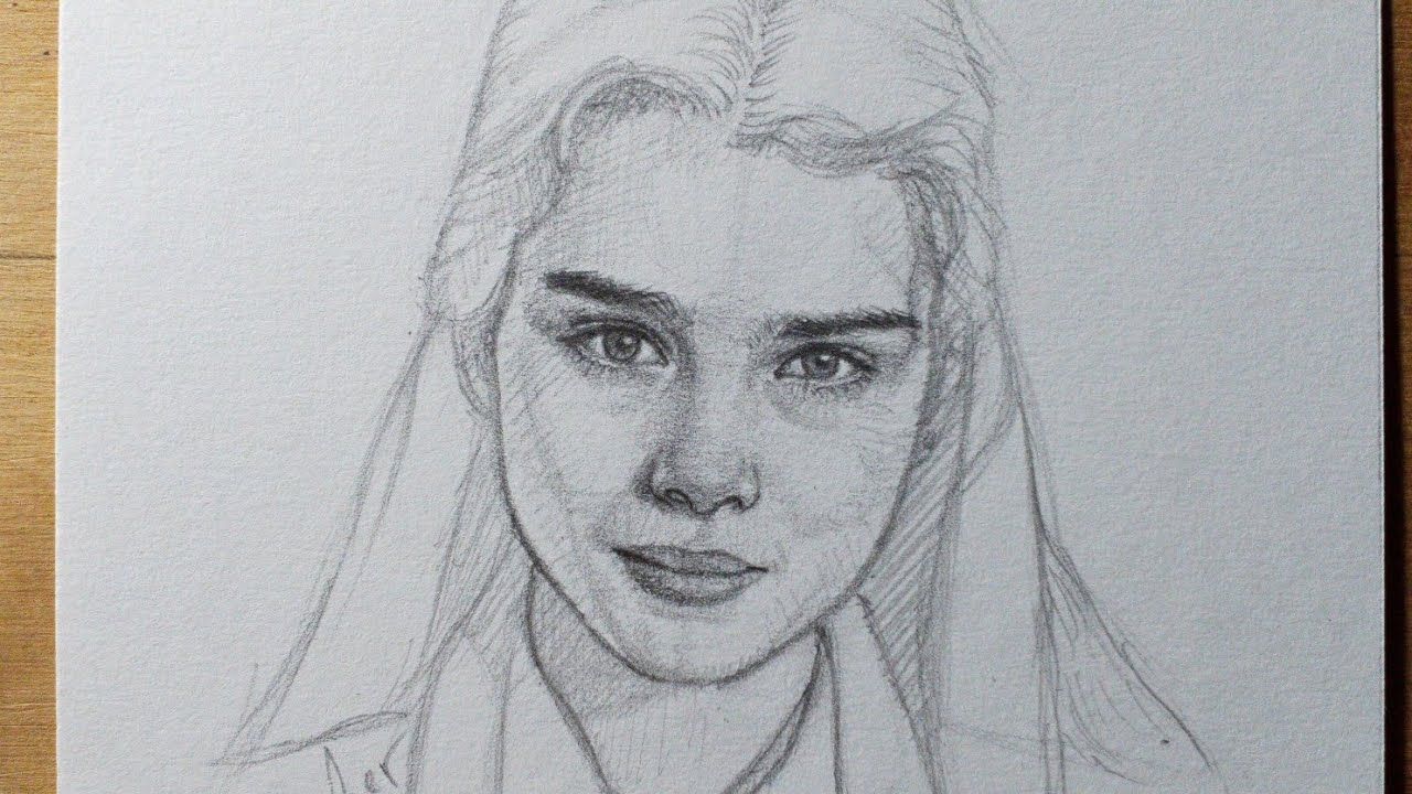 sketching drawing tutorial | learn to draw a portrait of brooke shields ...