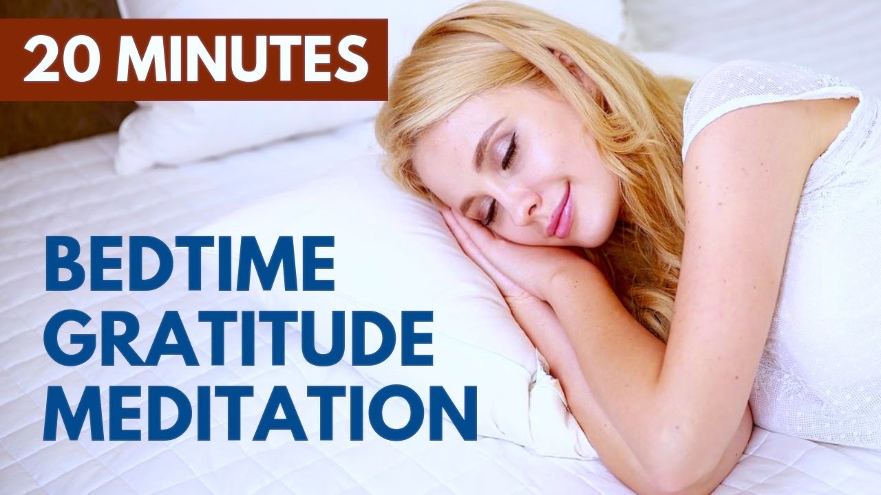 Bedtime GRATITUDE Meditation and Night Time SLEEP Affirmations - YouTube