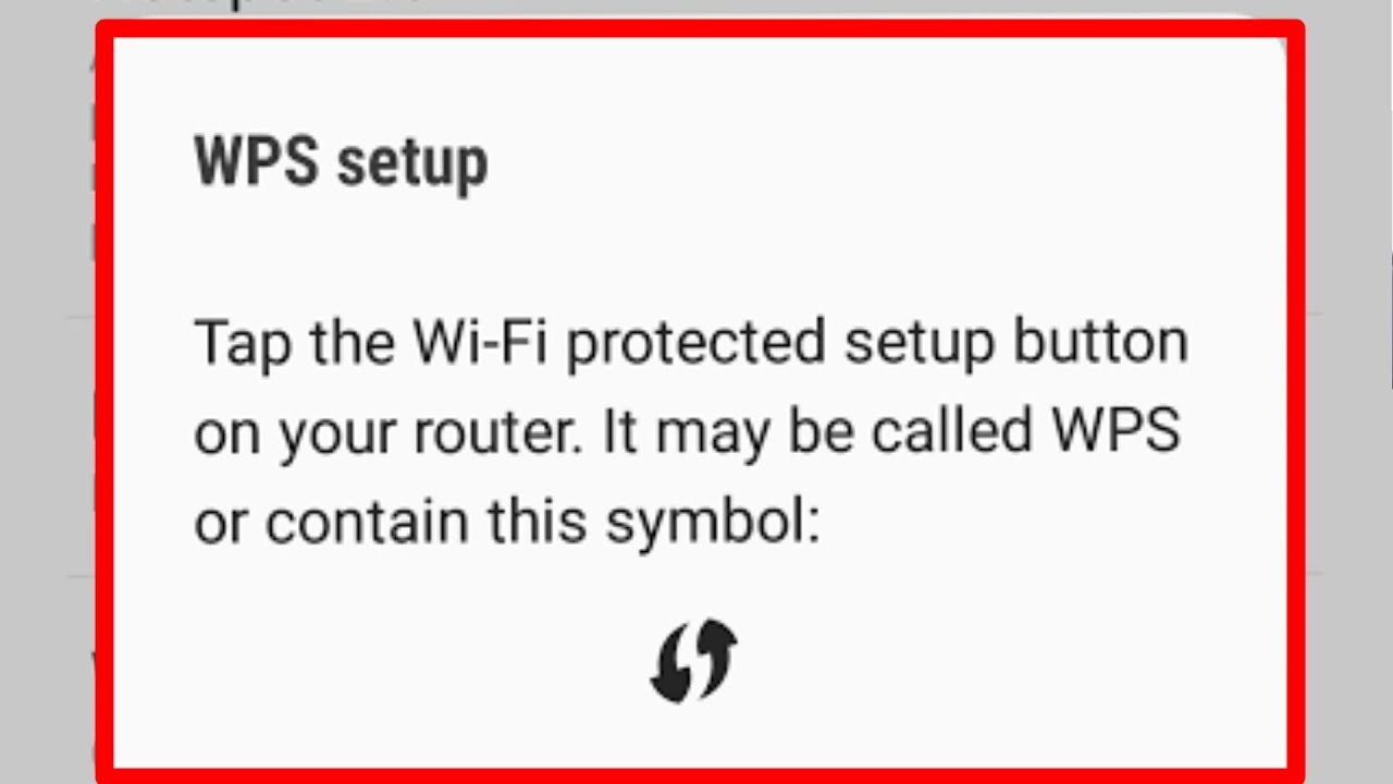 WPS button is not available problem | WPS Not Showing in android 10 ...