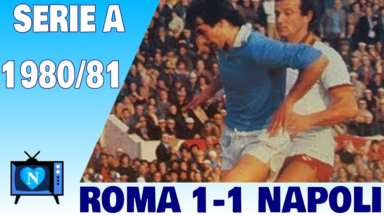 Roma 1-1 Napoli | Serie A 1980/81 | Tutto il calcio minuto per minuto | Ameri intervista Bearzot ...