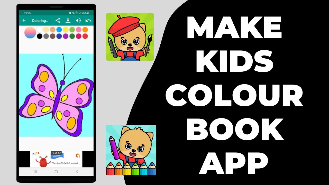 Make Kids Learning App || how to Make Kids Colour Game || how to make ...