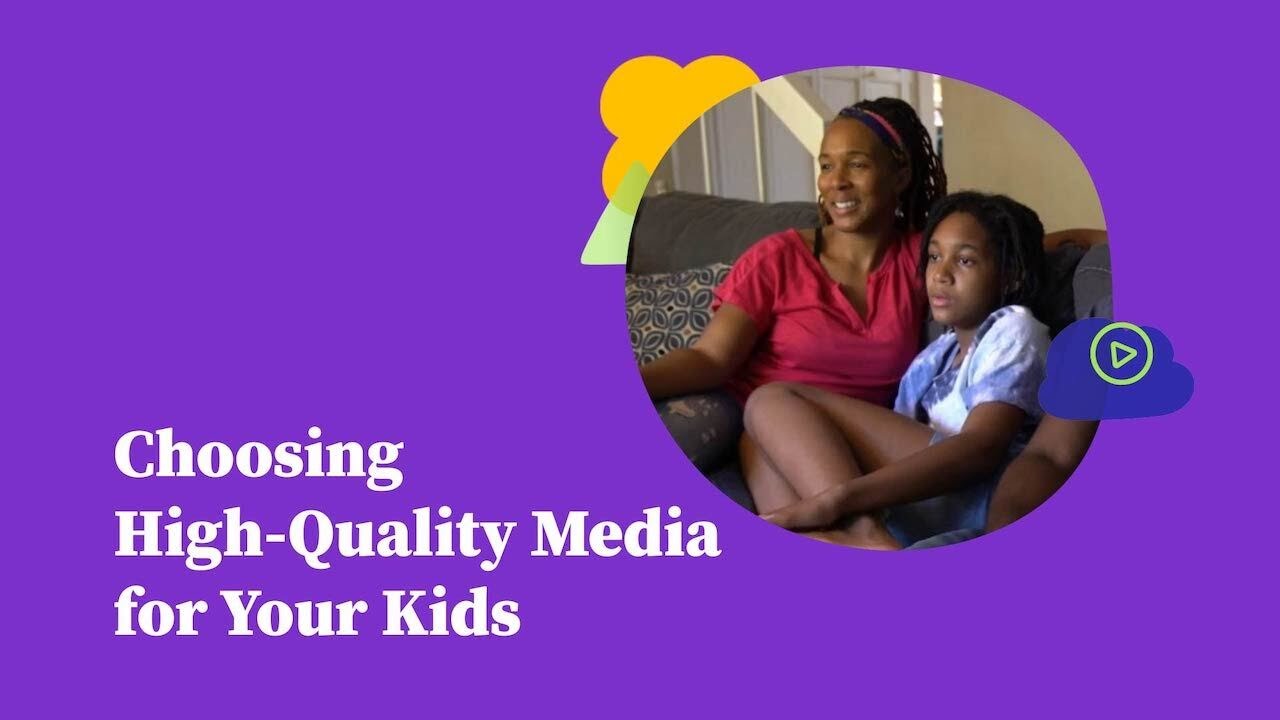 Choosing High-Quality Media for Your Kids - YouTube