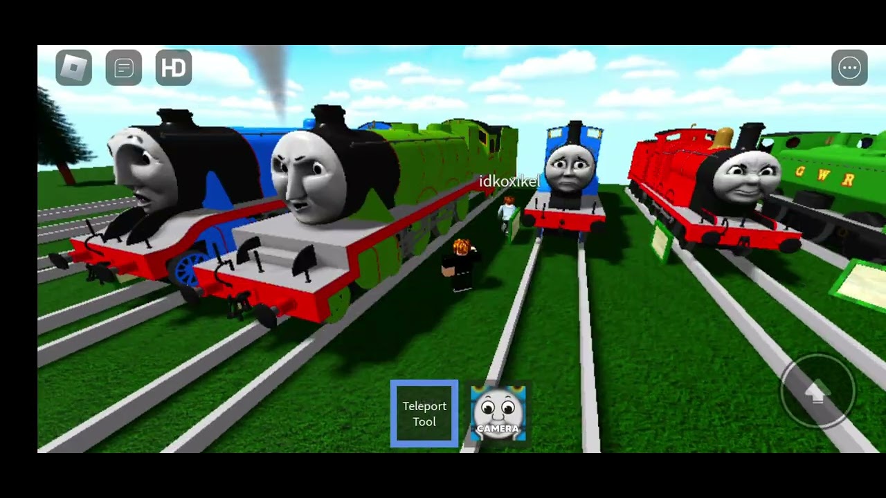playing thomas and his "pals" off the cliff - YouTube