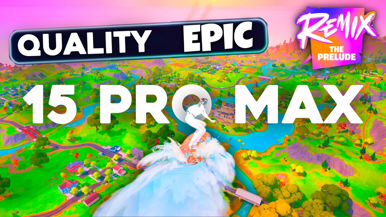 15 PRO MAX | Fortnite EPIC settings benchmark - YouTube