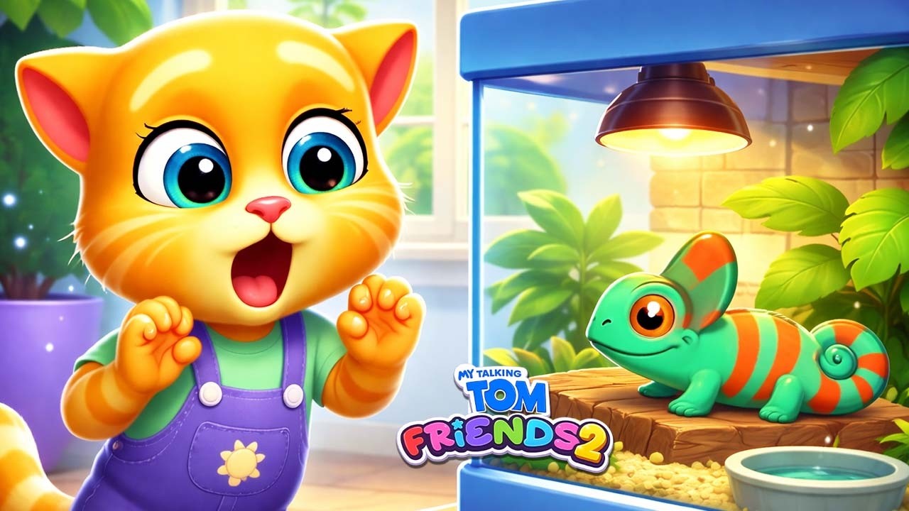 GINGER FOUND A STRANGE ANIMAL?! 😱 My Talking Tom Friends 2 - YouTube