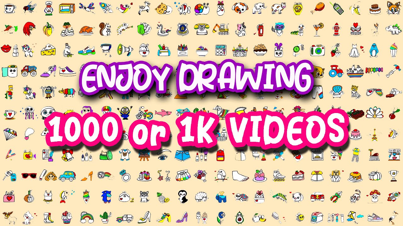 1000 Video to Learn Easy How to draw for YOU in ALL fields to Enjoy ...