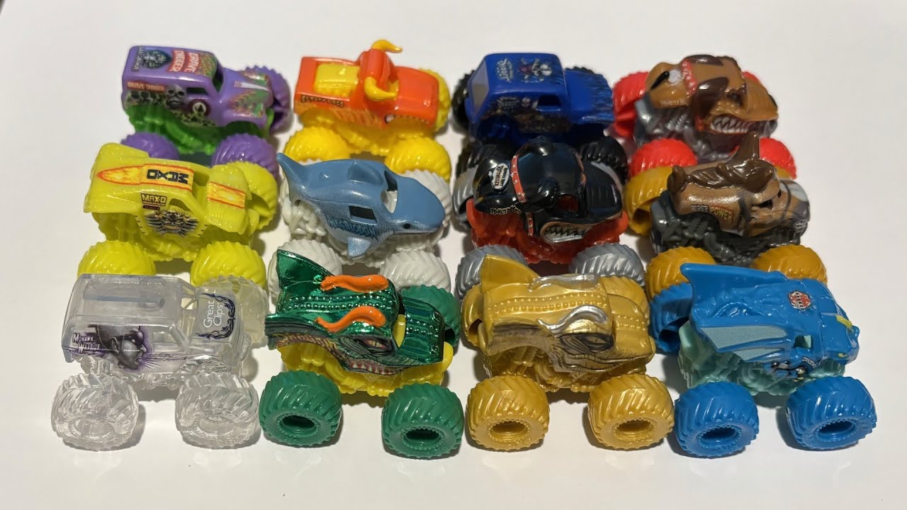 MONSTER JAM MINI SERIES 13 MONSTER TRUCKS - YouTube