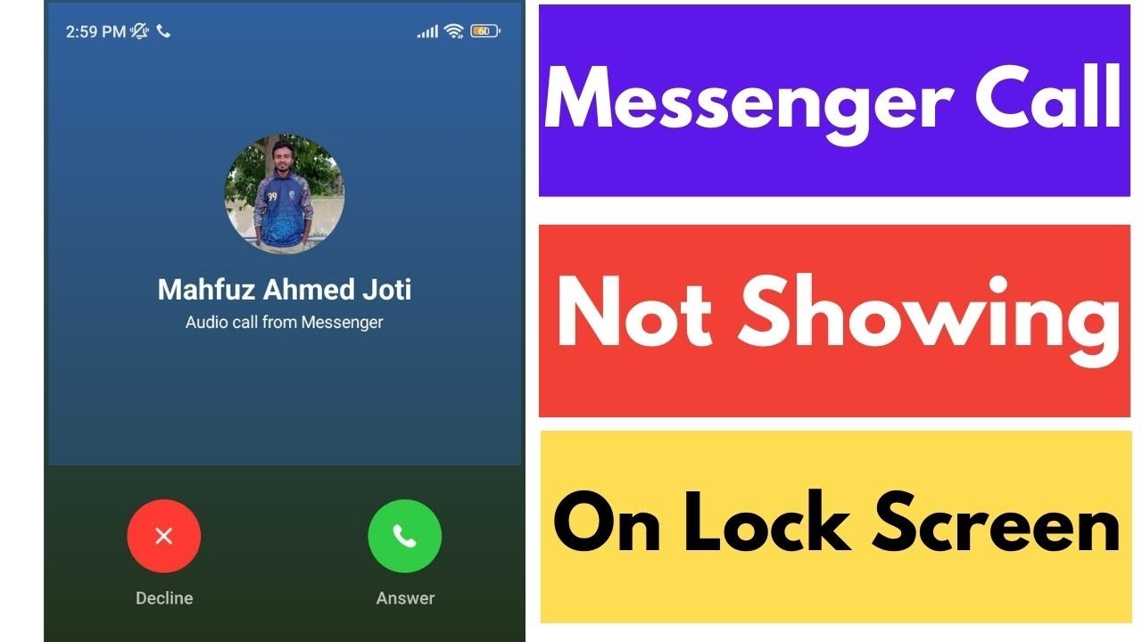 How to Fix Messenger Call Not Showing On Lock Screen | Messenger Call ...
