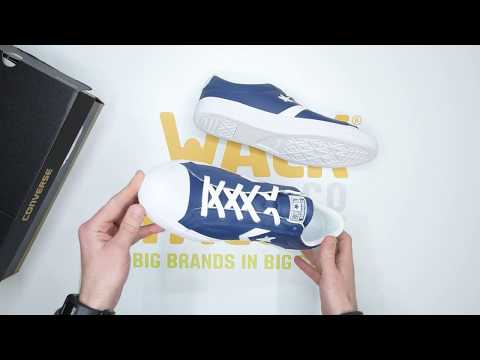 Converse Star Player Ox - Navy White - Unboxing | Walktall