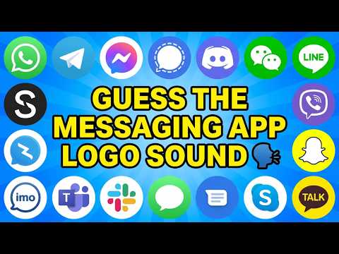Guess The Messaging App Logo Sound 🔊💬 | WhatsApp, Telegram, Messenger & More | Brand Tone 2026