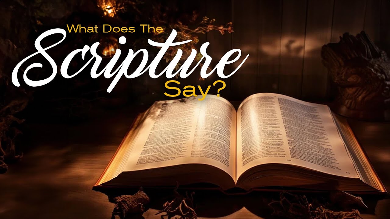 "What Does The Scripture Say?" Elder Ronald Shider - YouTube