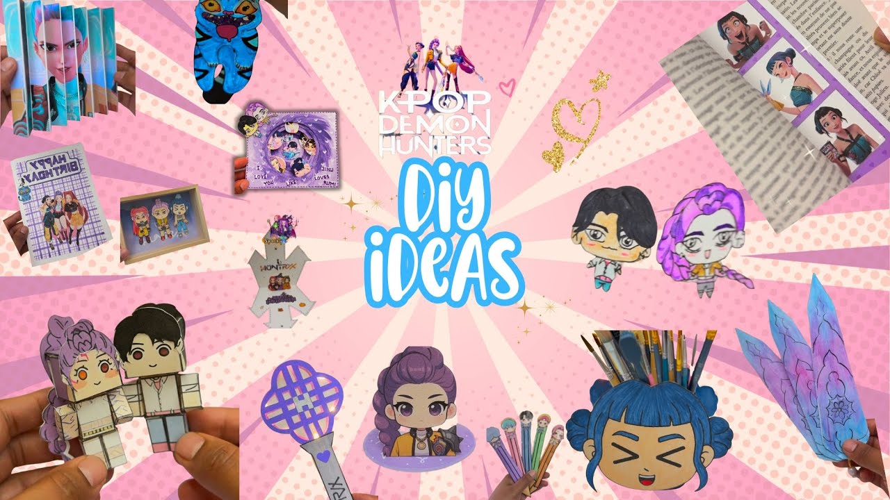 Paper DIY Kpop demon Hunters Craft Art That Is At Another Level I Easy ...