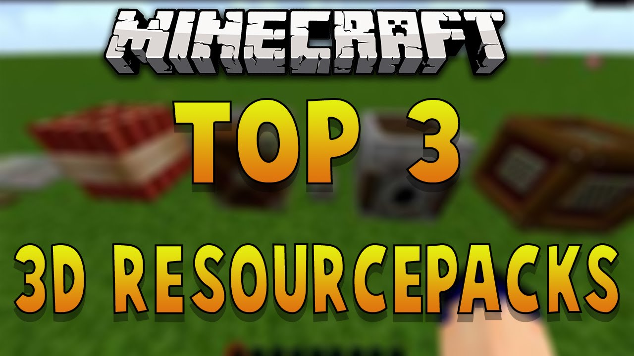 Minecraft | Top 3 3D Resourcepacks for Minecraft 1.8 - YouTube