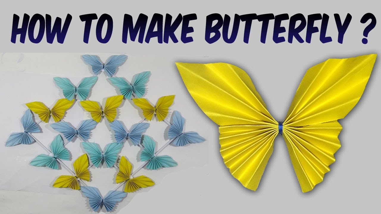 Easy Paper Butterfly Origami How To Make Butterfly With Paper Easy For Easy Paper Butterfly Origami How To Make Butterfly With Paper Easy For