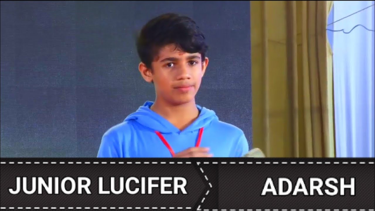 Master Adarsh | Lucifer Mohanlal's childhood Actor Singing | Anandhu on ...