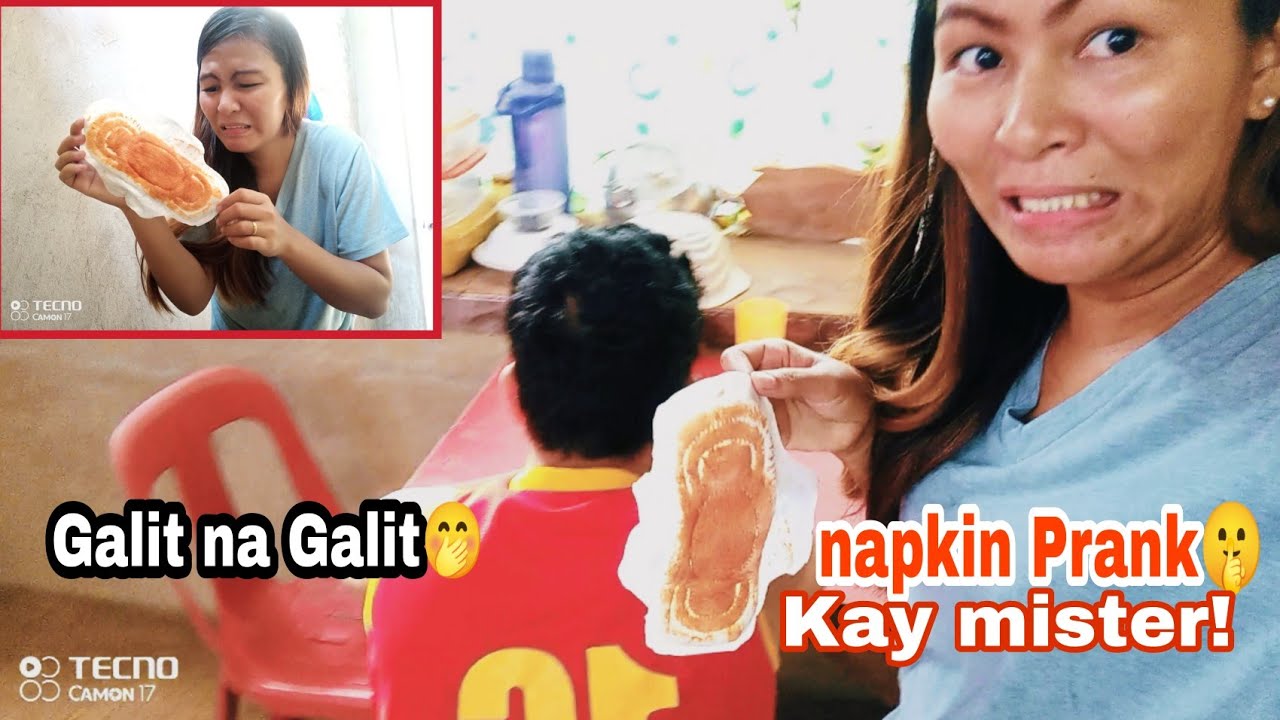 napkin Prank Kay mr.galit na Galit/Gwapang Hilaw - YouTube
