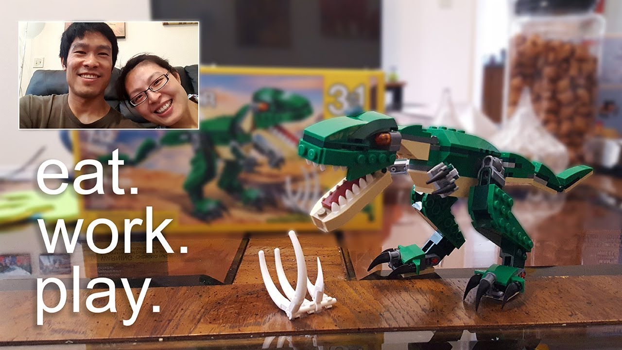 Lego T-REX Eats and Very Satisfied! #Vlog (Life Outside Youtube ...