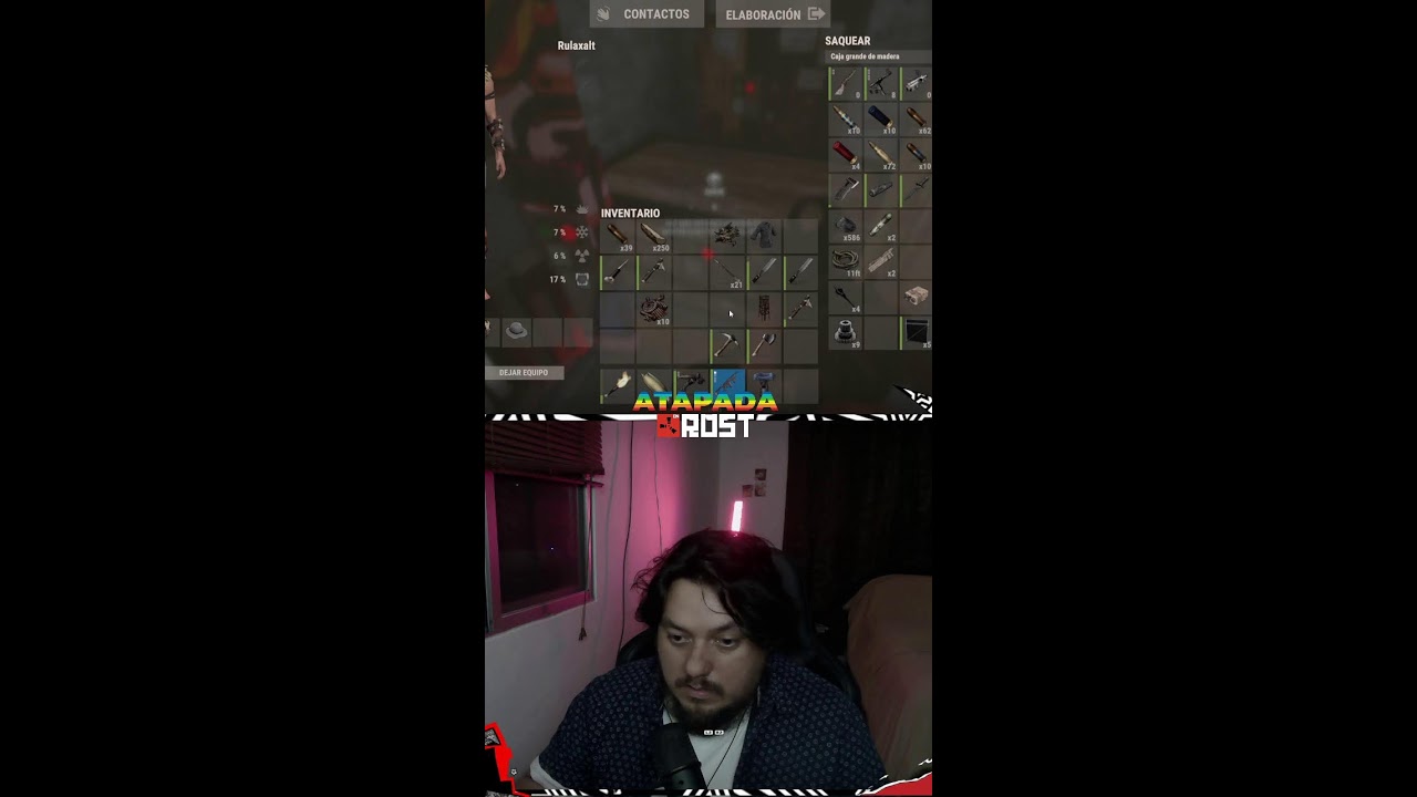 Atapada en Rust - Serie de Rust POV Rulaxalt - Segundo día #shorts #Rust - YouTube