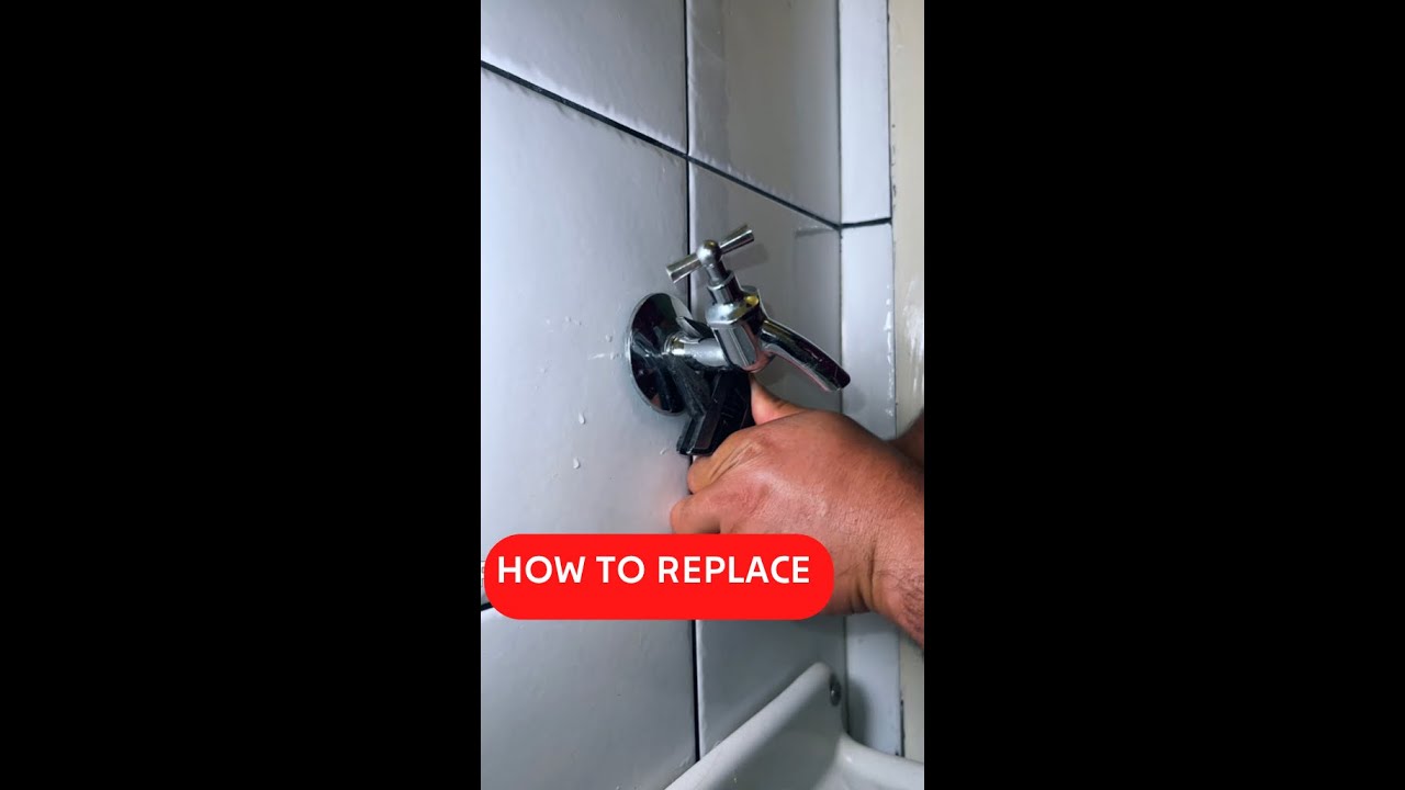 How to change basin tap and how to extend thread - YouTube