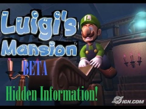 Luigi's Mansion Beta Info! RARE FOOTAGE! - YouTube