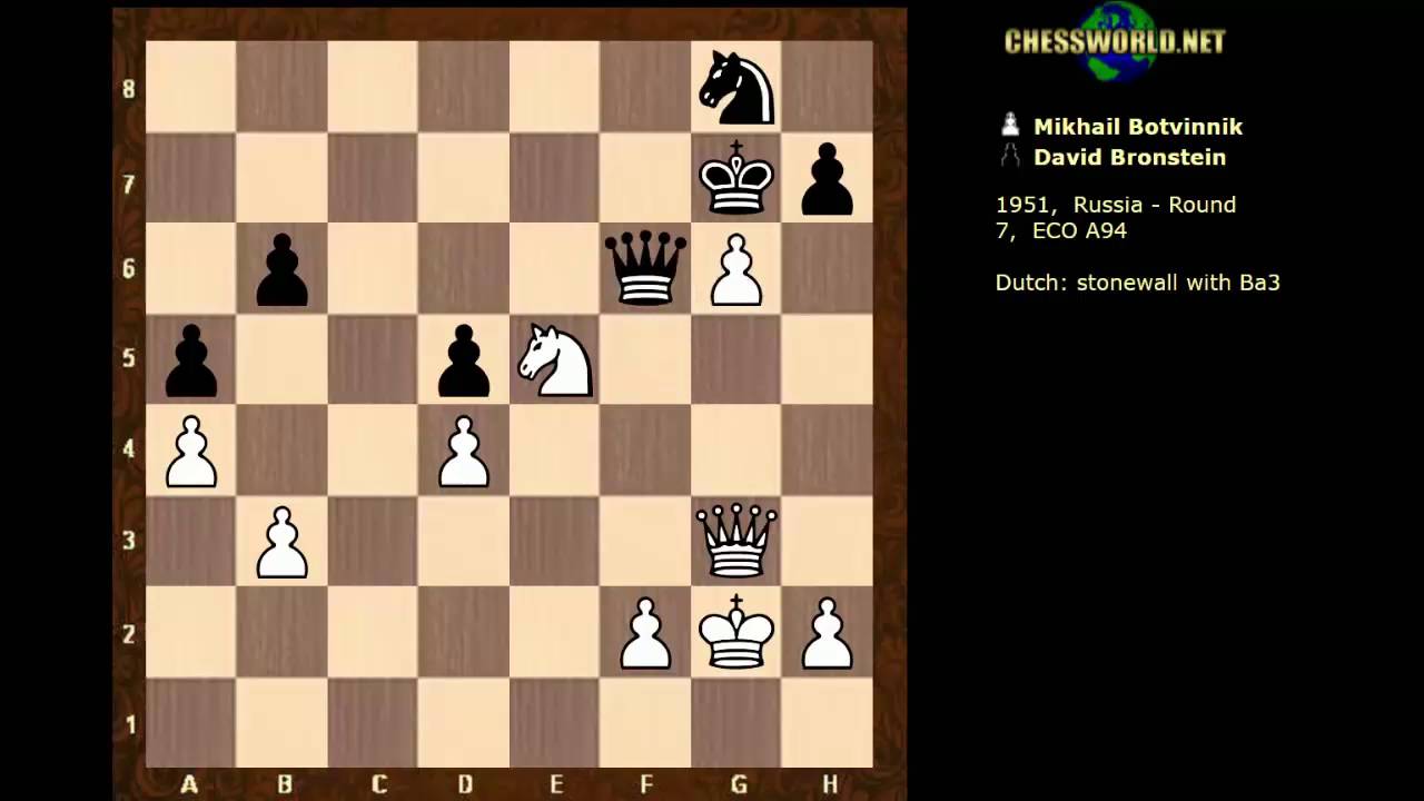 Evolution of Chess Style #189: Botvinnik - Bronstein : Game 7: World ...