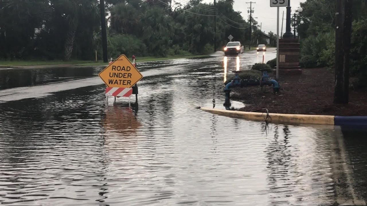 SALLY'S PATH: Flooding in Panama City Beach - YouTube
