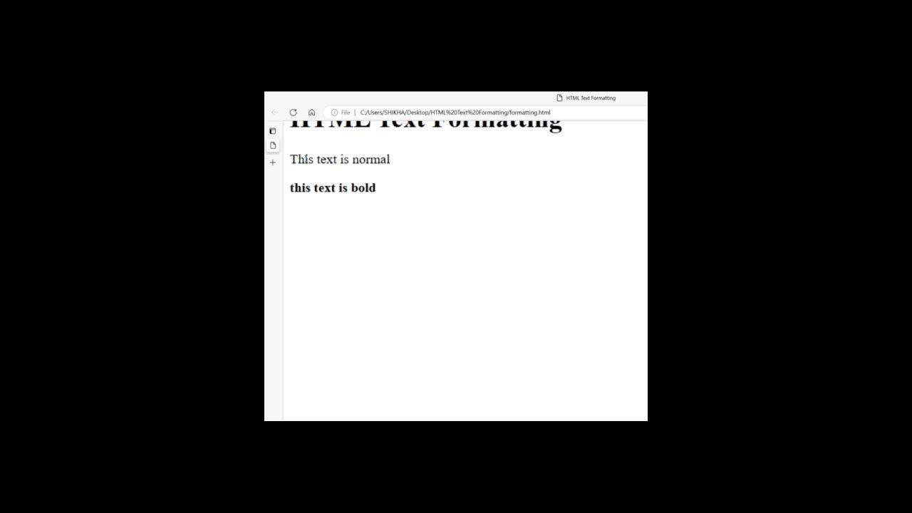HTML Text Formatting| html tutorial for beginners part- 9 #youtube #shortvideo #shorts #html # ...