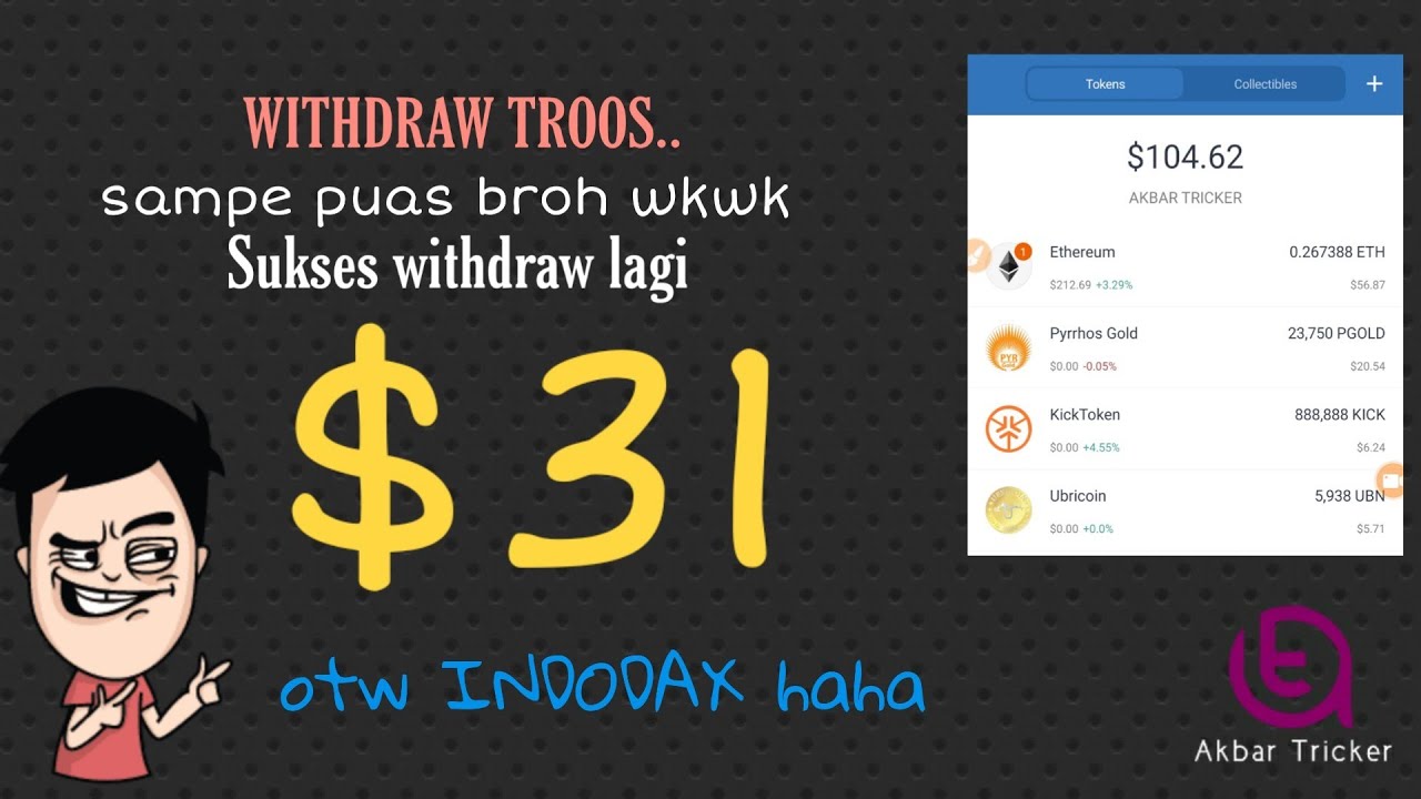 WITHDRAW TERUS SITUS PENGHASIL UANG BITCOIN - YouTube