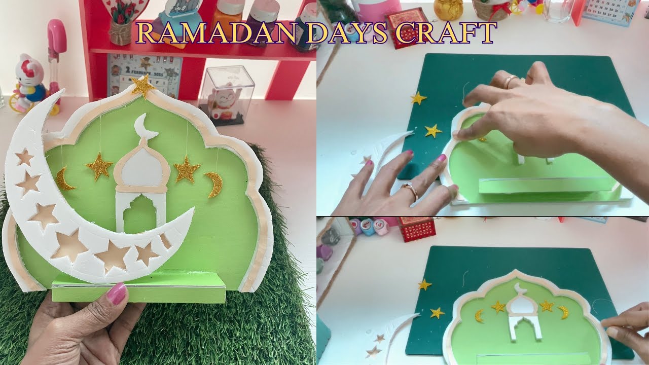 DIY Ramadan Kareem Craft | Beautiful Ramadan Decoration Idea - YouTube