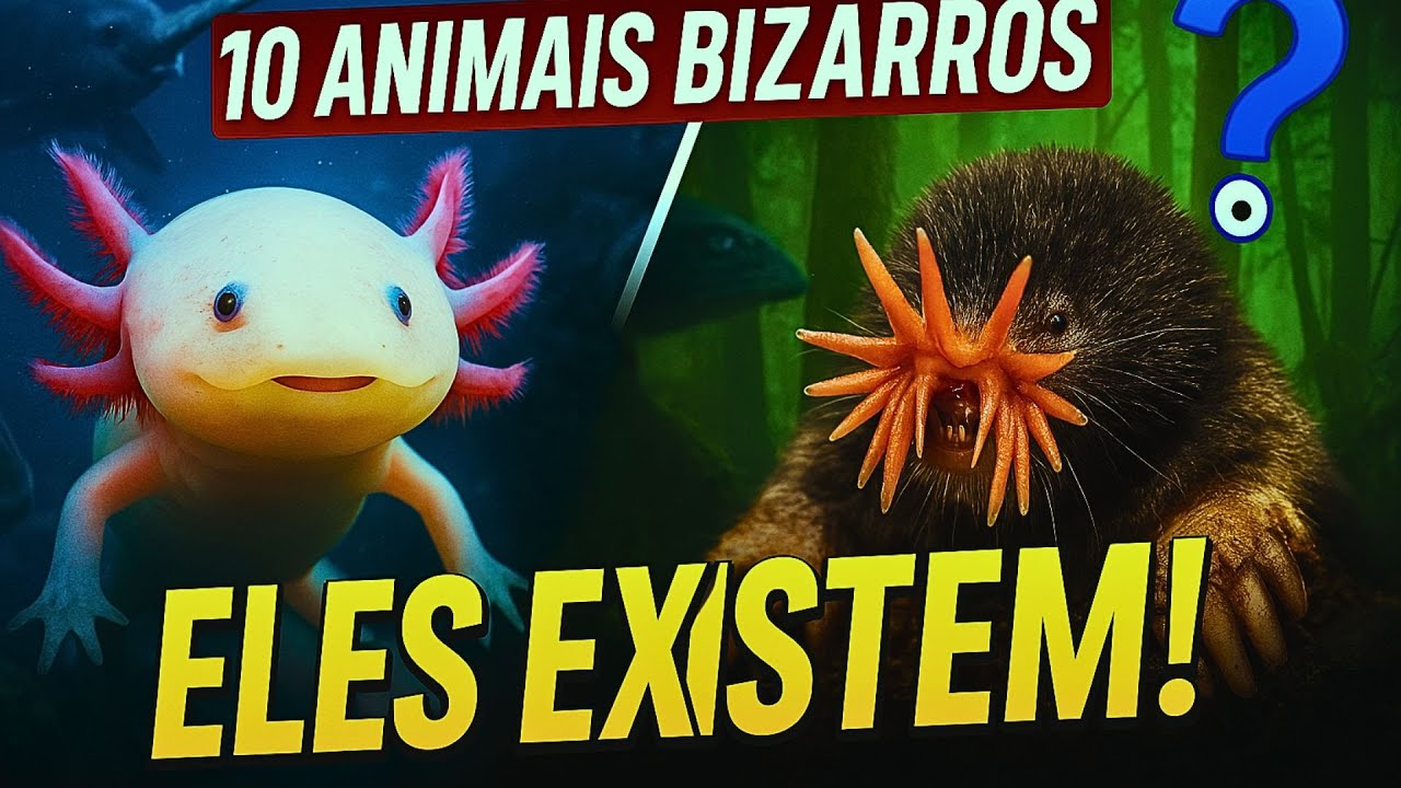 Os 10 Animais Que Pouca Gente Sabe Que Existem (E São Reais!) - YouTube