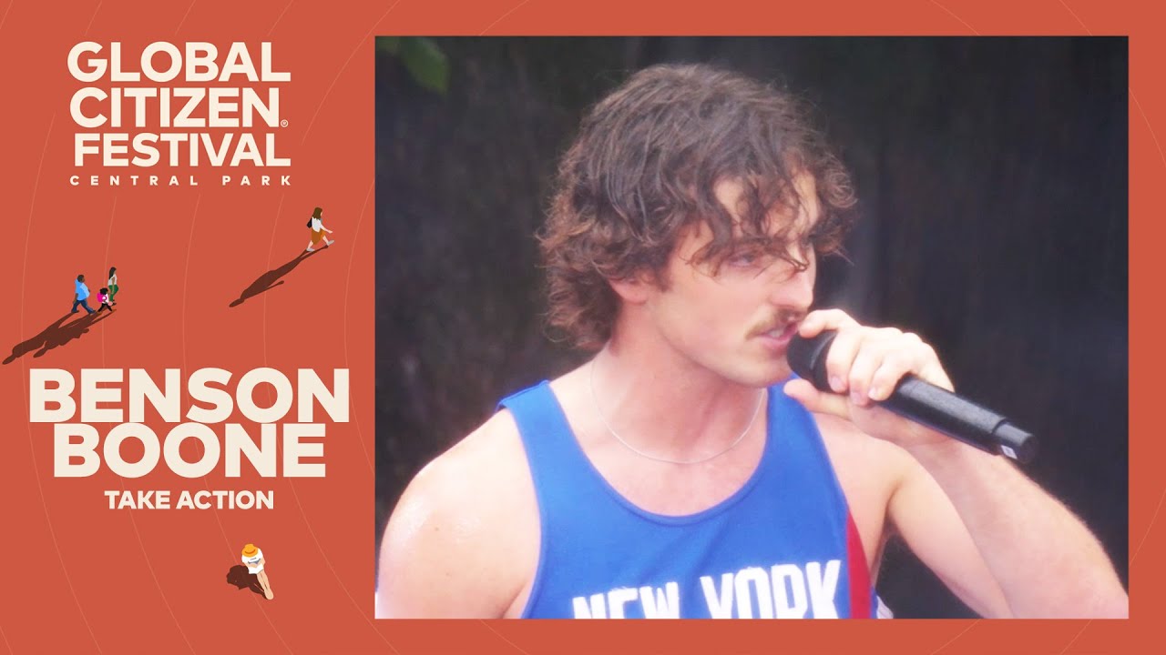 Benson Boone on using his voice to raise awareness on global Issues ...