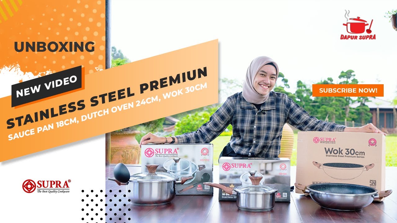 UNBOXING PRODUK PREMIUM BY SUPRA COOKWARE - YouTube