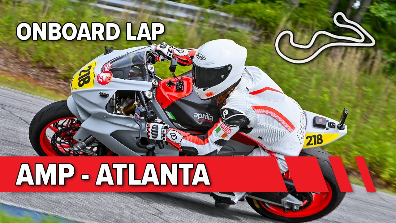 AMP (Atlanta Motorsports Park) - Onboard Motorcycle Lap - YouTube