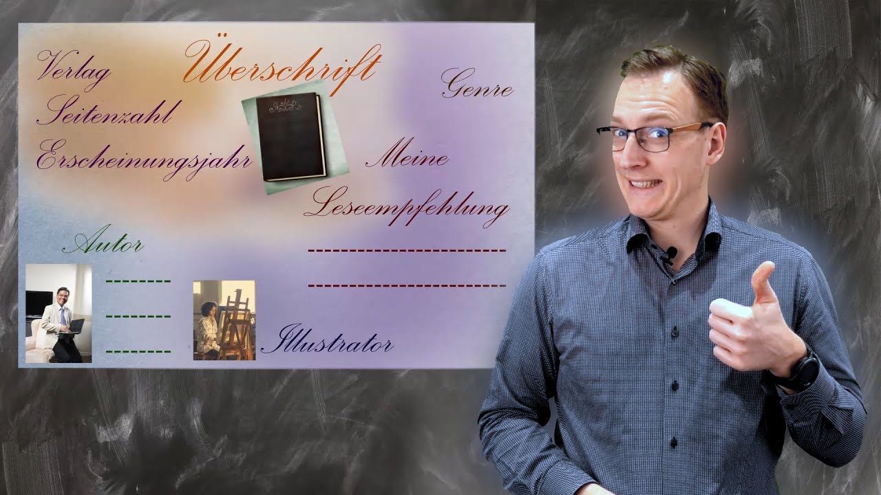 Plakatgestaltung: Buchvorstellung | Grundschule | Deutsch - YouTube