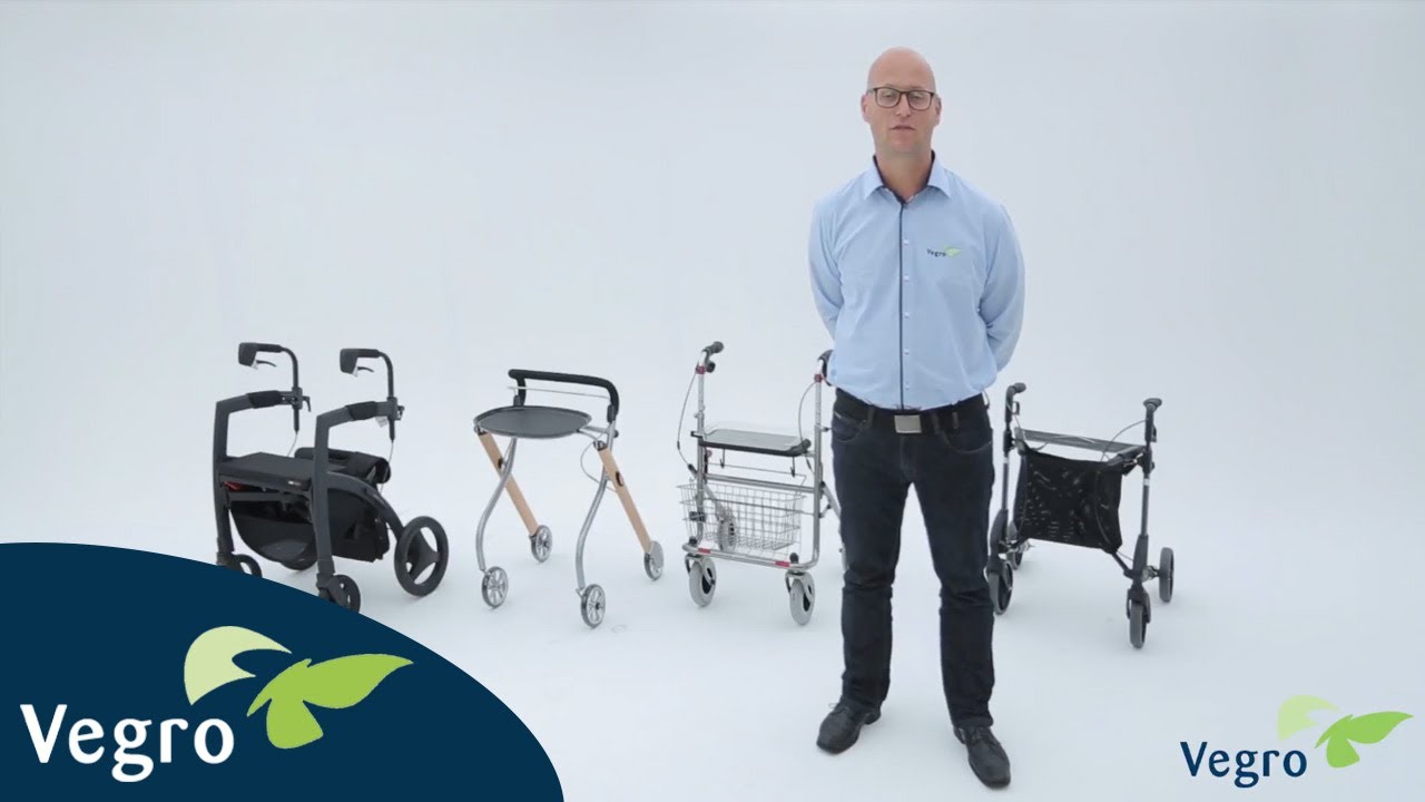Rollators - advies bij jouw keuze | Vegro - YouTube