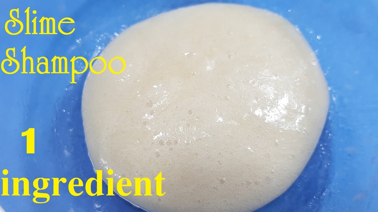 Slime Shampoo 1 ingredient Easy ! Diy Slime 1 ingredient - YouTube