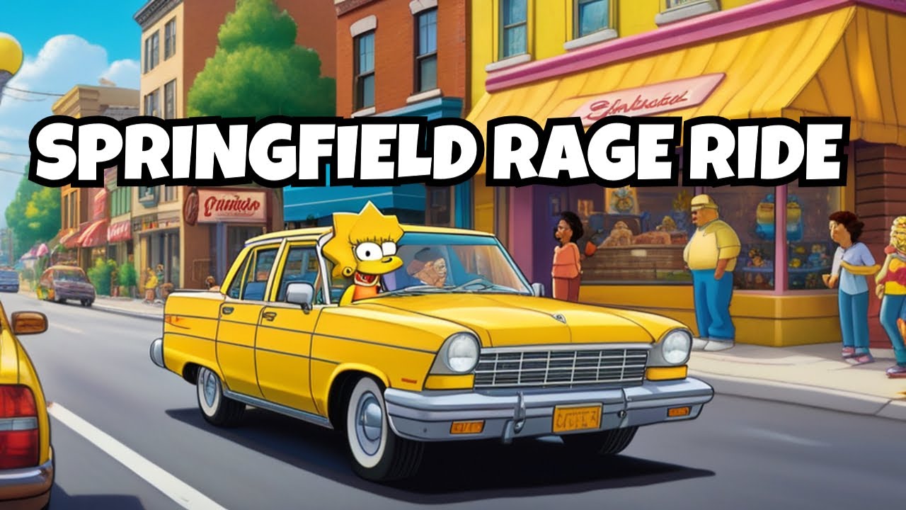 Lisa Road Wisdom: Cruising Springfield in Simpson Road Rage - YouTube