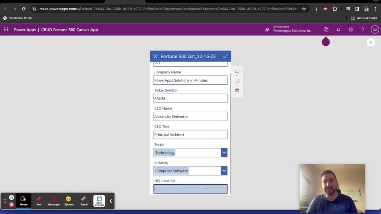 PowerApps Implementation Lesson 9: SharePoint & Canvas App Integration - YouTube