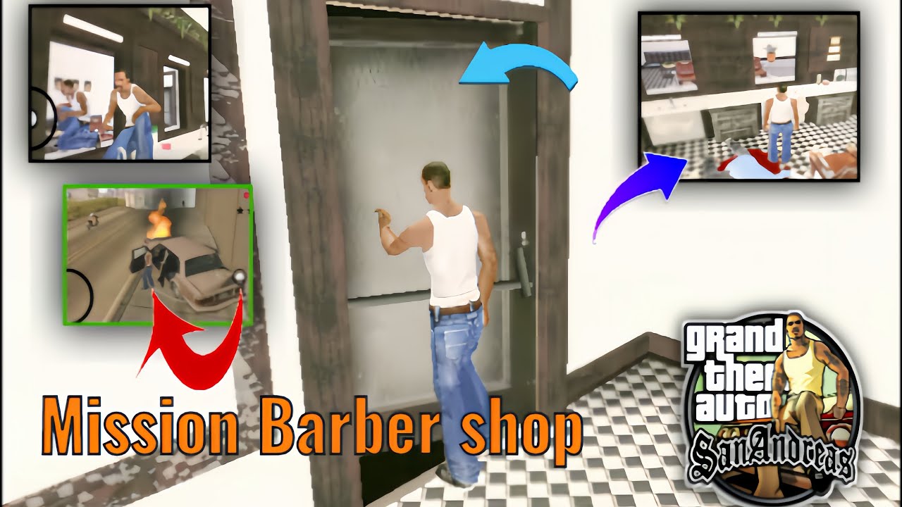 #2 Mission Barber shop - Gta San Andreas - YouTube