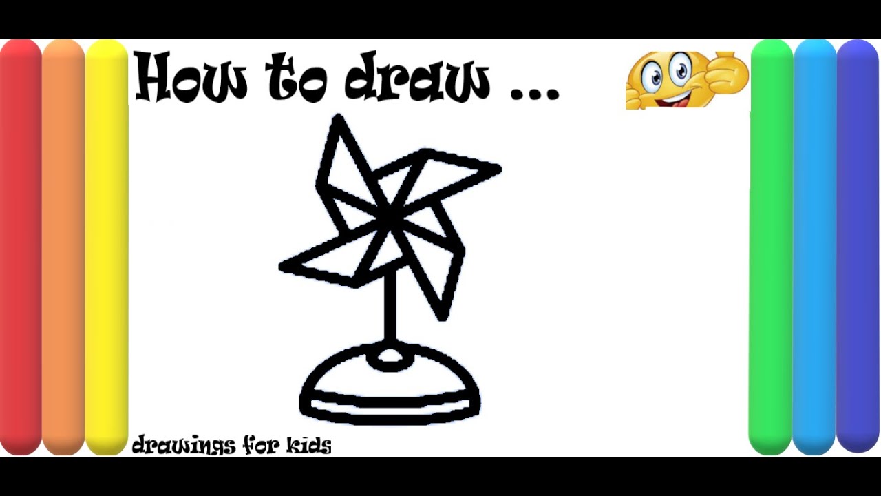 How to draw a wind carousel?A simple sketch.Enjoy! - YouTube