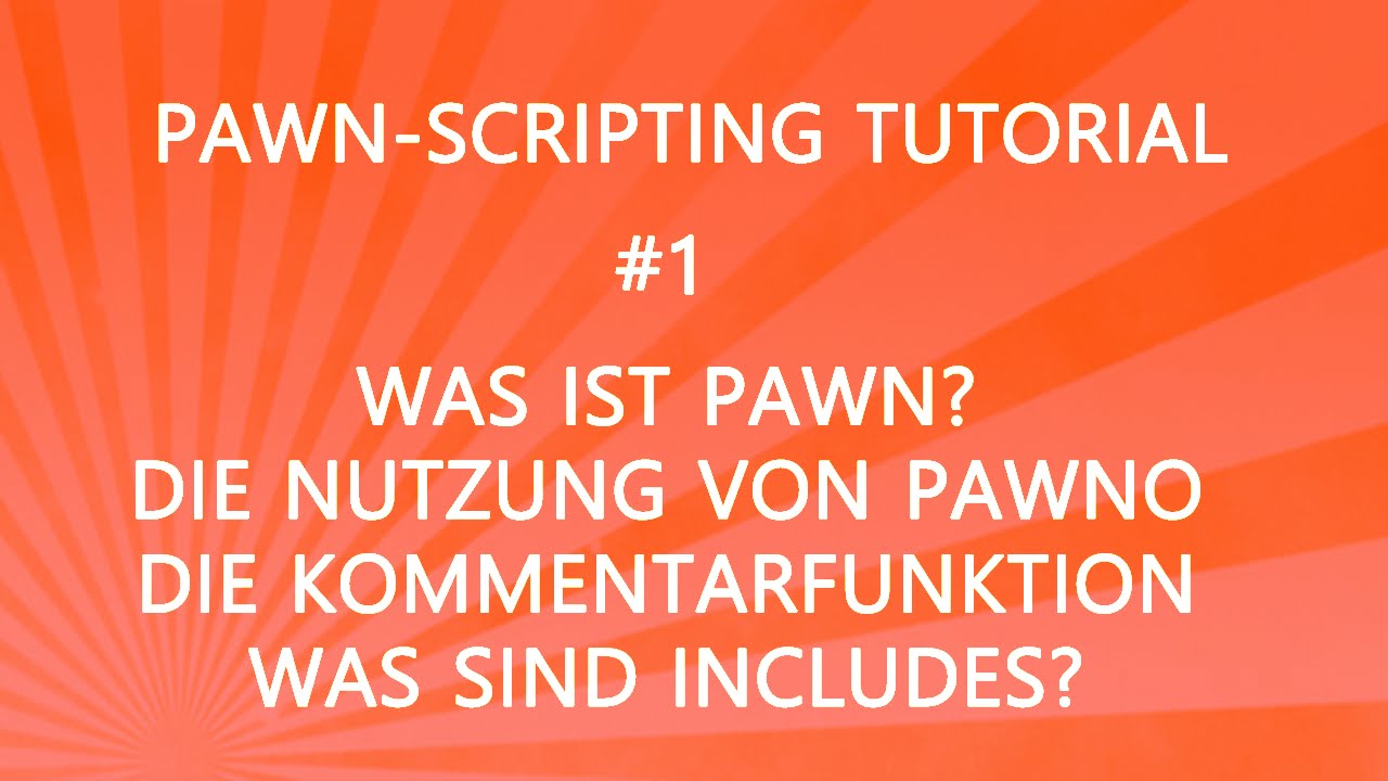 Nemesustv Pawn Scripting Tutorial Grundlagen 1 Youtube