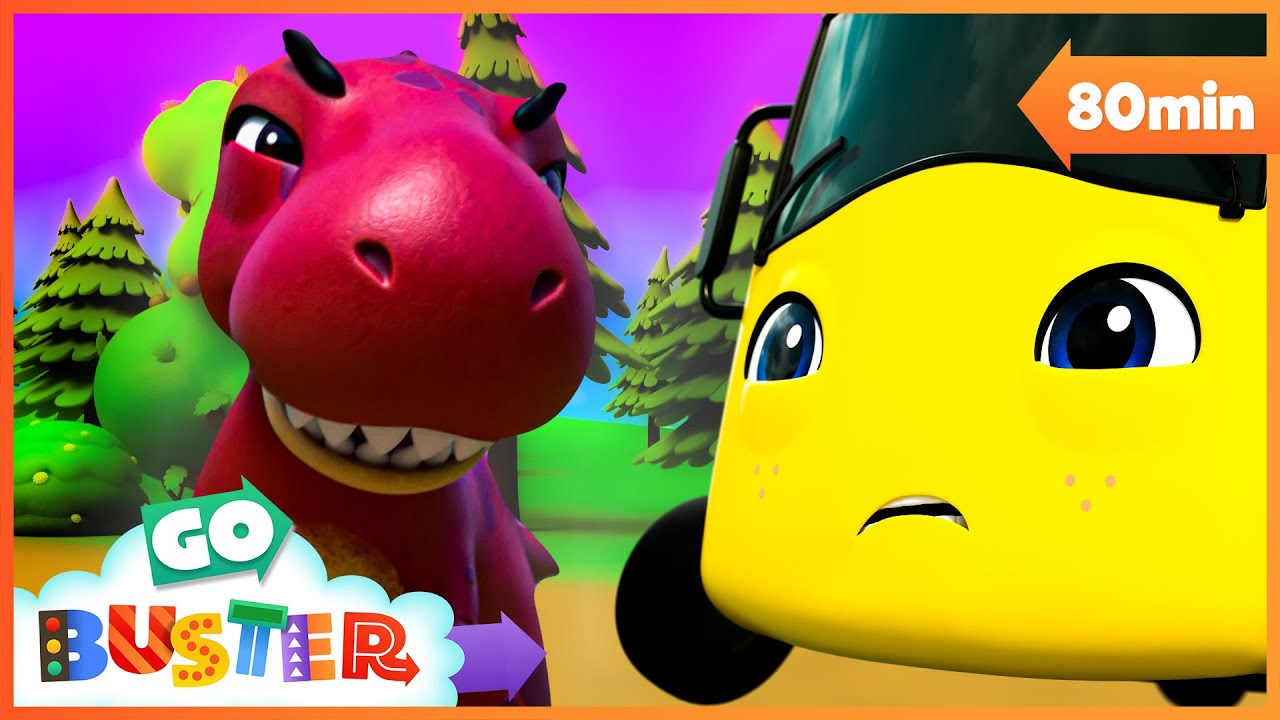 🦖 Buster LEARNS to how to calm down the Dinosaur!!! 🦖 | Go Learn With ...